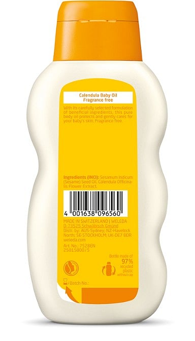 Calendula Baby Oil (Fragrance Free) - organic baby - Weleda