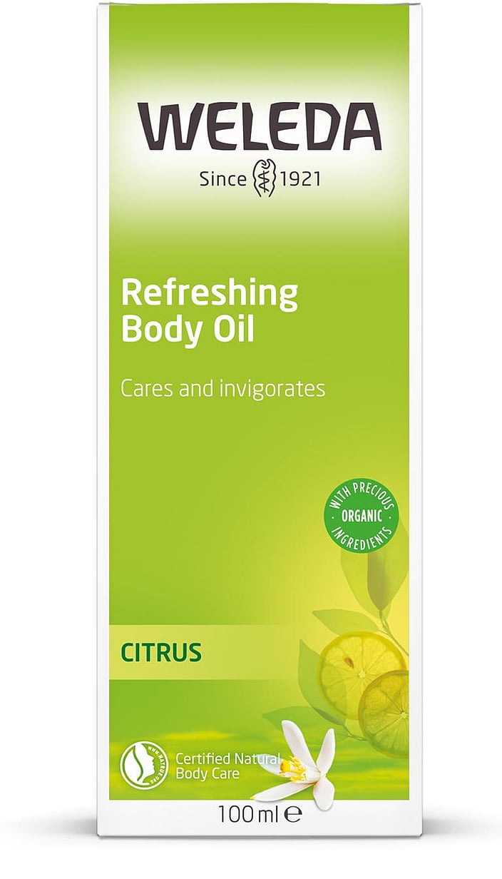 Refreshing Body Oil Citrus - invigorating natural - Weleda